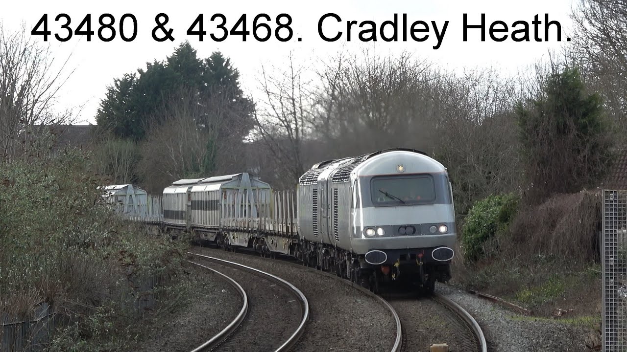 43480 & 43468 speeding through Cradley Heath, 16/02/24. - YouTube