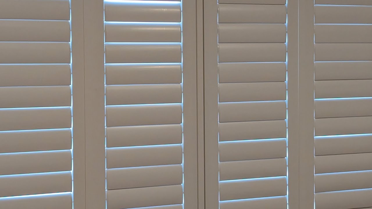 Z Frame shutters install demo - YouTube
