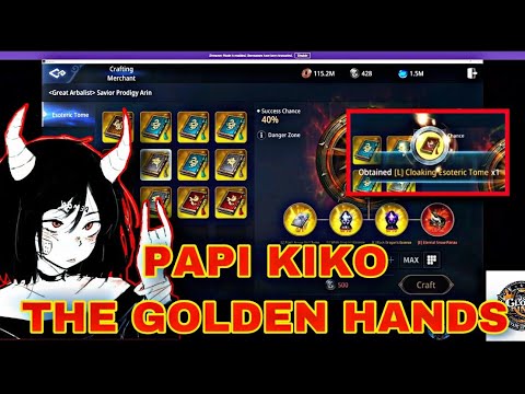 MIR4-ZOOEYG TIER 11 LEGENDARY SKILL | PAPI KIKO THE GOLDEN HANDS | CLOAKING TIER 11 - YouTube