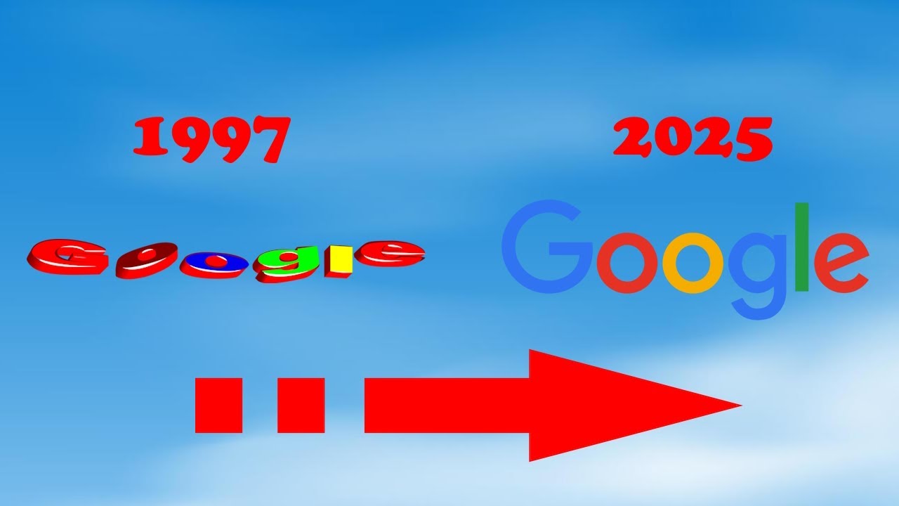 Evolution of Google homepages 1997-2023 - YouTube