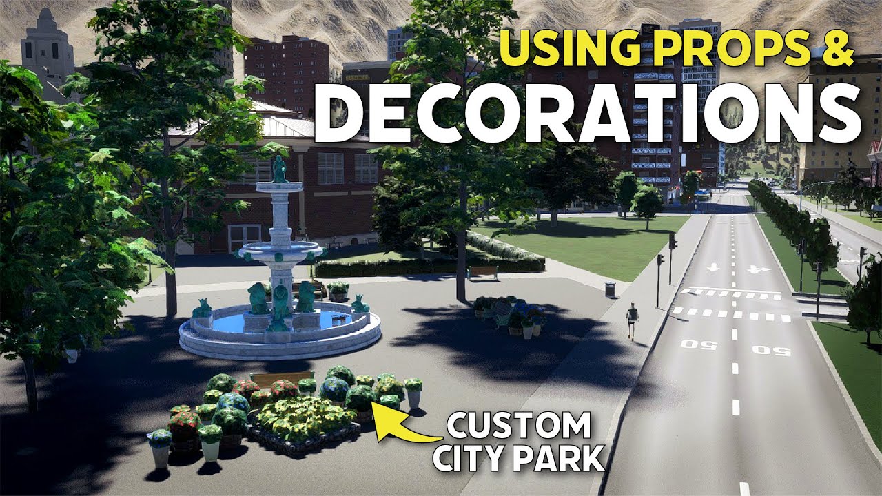 Creating a Custom Park in Cities: Skylines 2! | Timelapse - YouTube