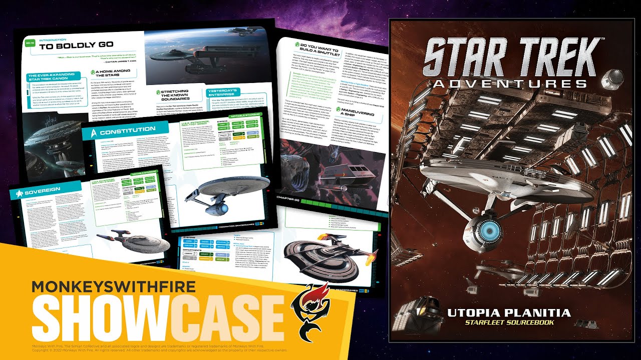 SHOWCASE | STAR TREK ADVENTURES UTOPIA PLANITIA SOURCEBOOK - MODIPHIUS ...