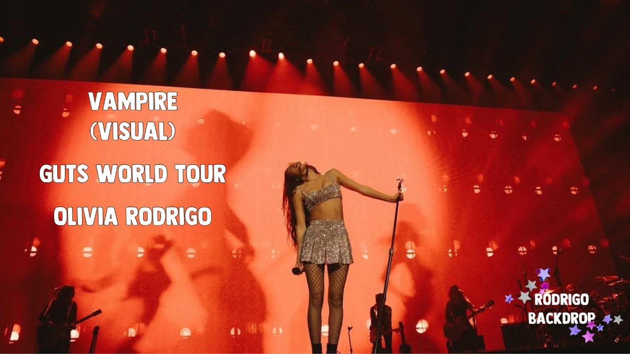 Olivia Rodrigo - vampire - GUTS world tour - Visual - YouTube