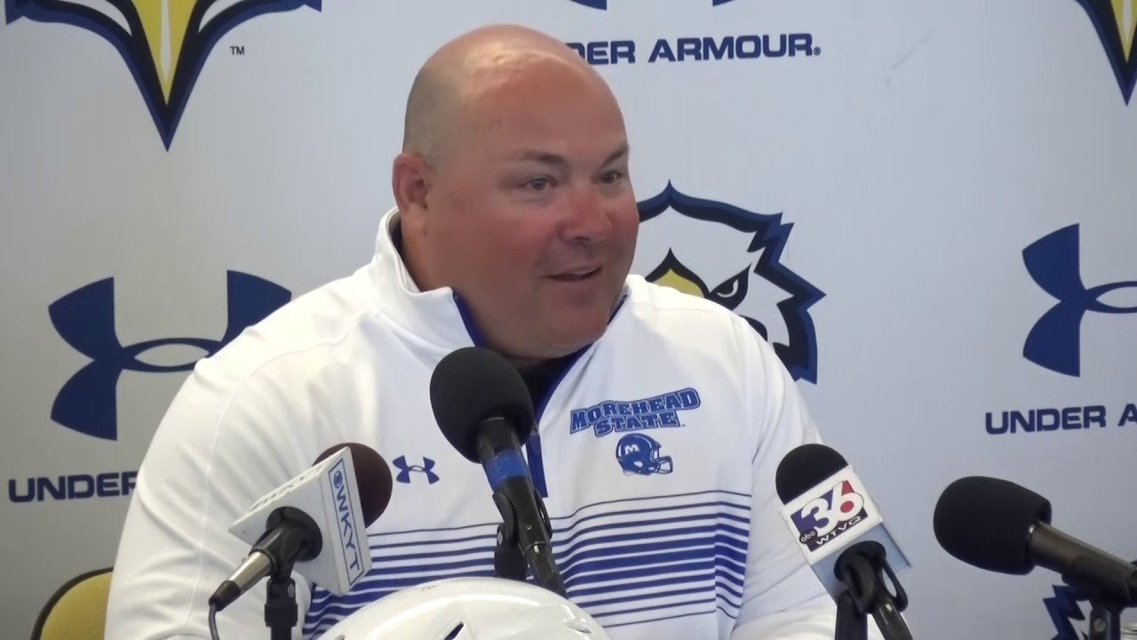 Morehead State 2019 Football Media Day - Rob Tenyer - YouTube