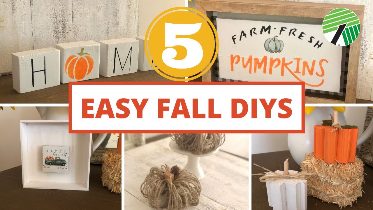 Easy Fall DIYS - DIY Déco Automne facile - YouTube