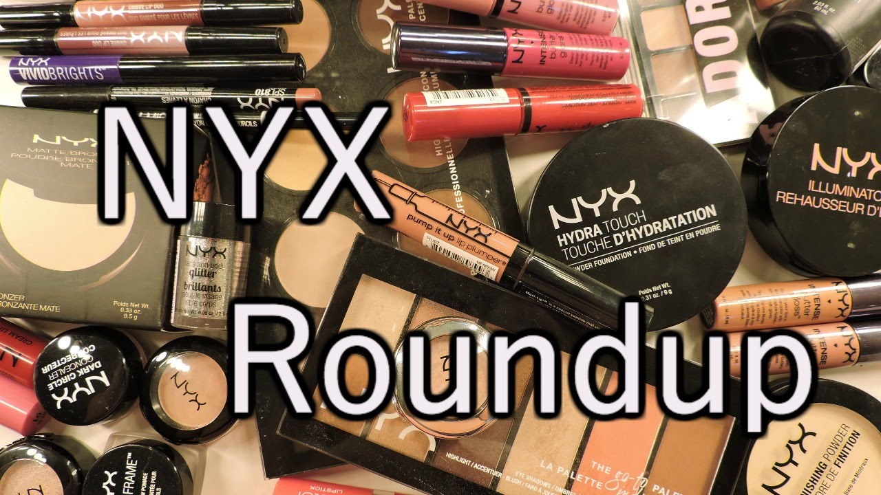 NYX BRAND ROUNDUP! Everything I own from NYX, RATED - YouTube