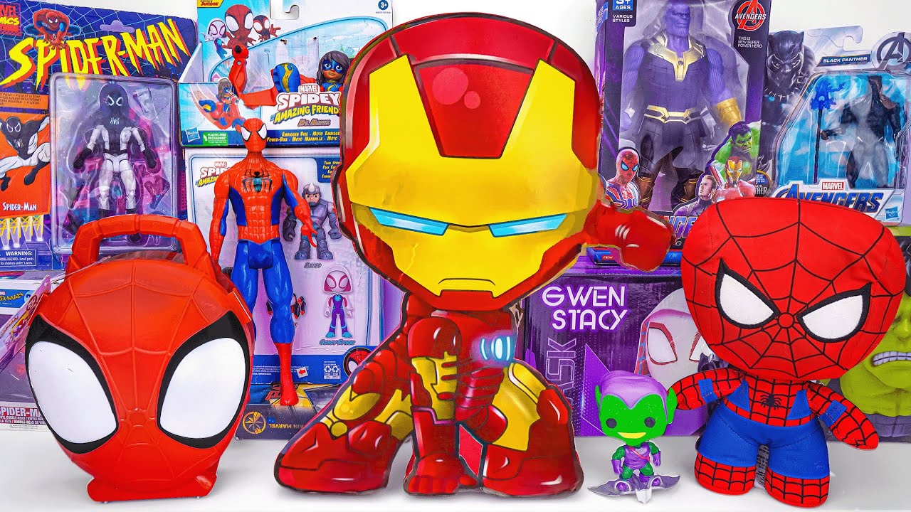 Marvel Spiderman Toys Unboxing Review | Marvel Iron Man Blind Box ...