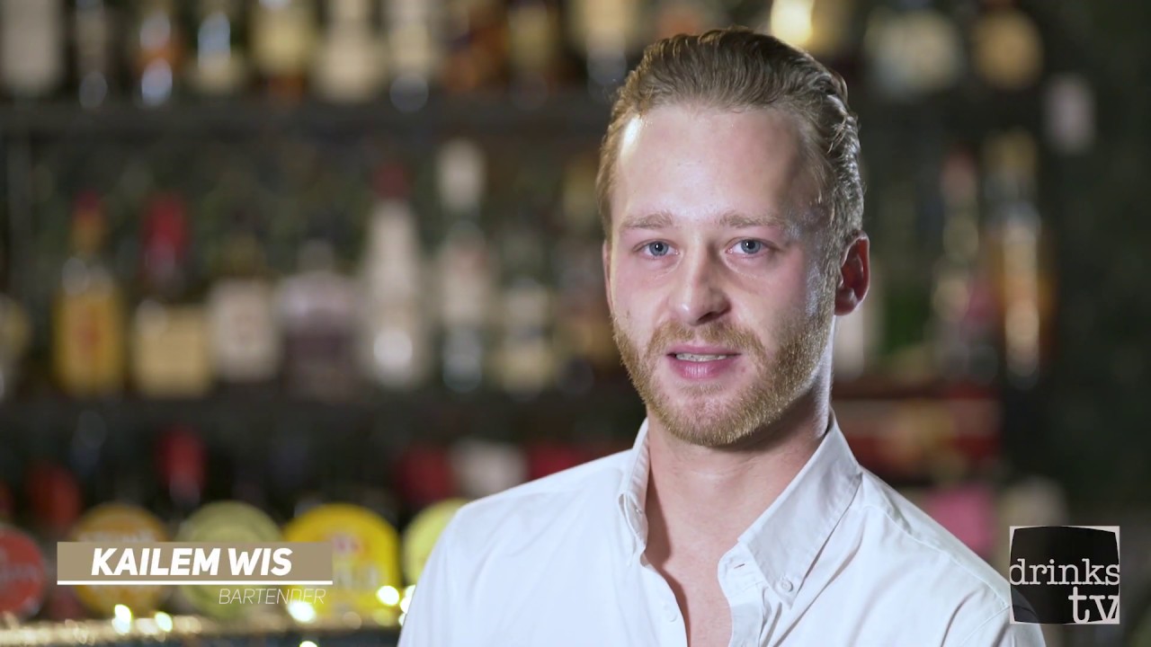 Kailem Wall creates a refreshing tall cocktail with Brookie's Gin - YouTube