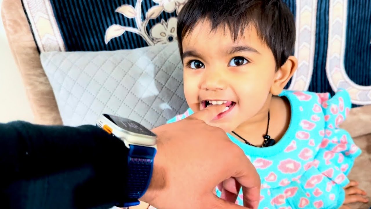 Kashvi ne ungali kaat li 😱 @Sunil_Bhau - YouTube