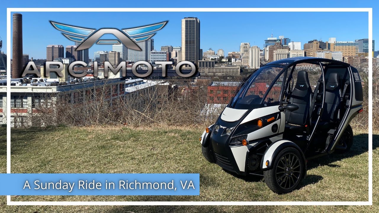 Arcimoto FUV: A Sunday Ride in Richmond, VA - YouTube