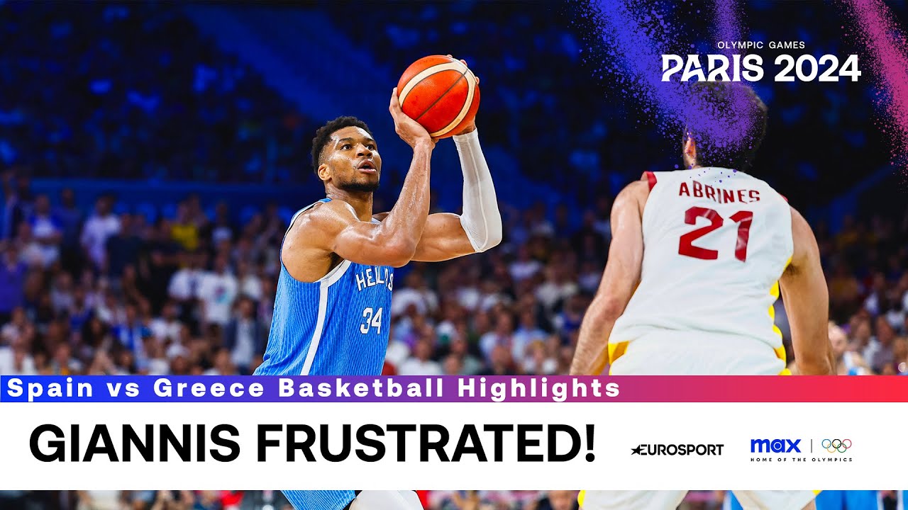 Spain vs Greece | Giannis Antetokounmpo DOMINANT performance 💪 # ...
