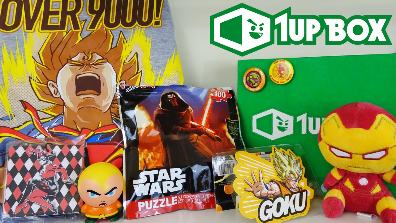 1up Box Unboxxing - November - A MONTHLY BOX OF EPIC GEAR - YouTube