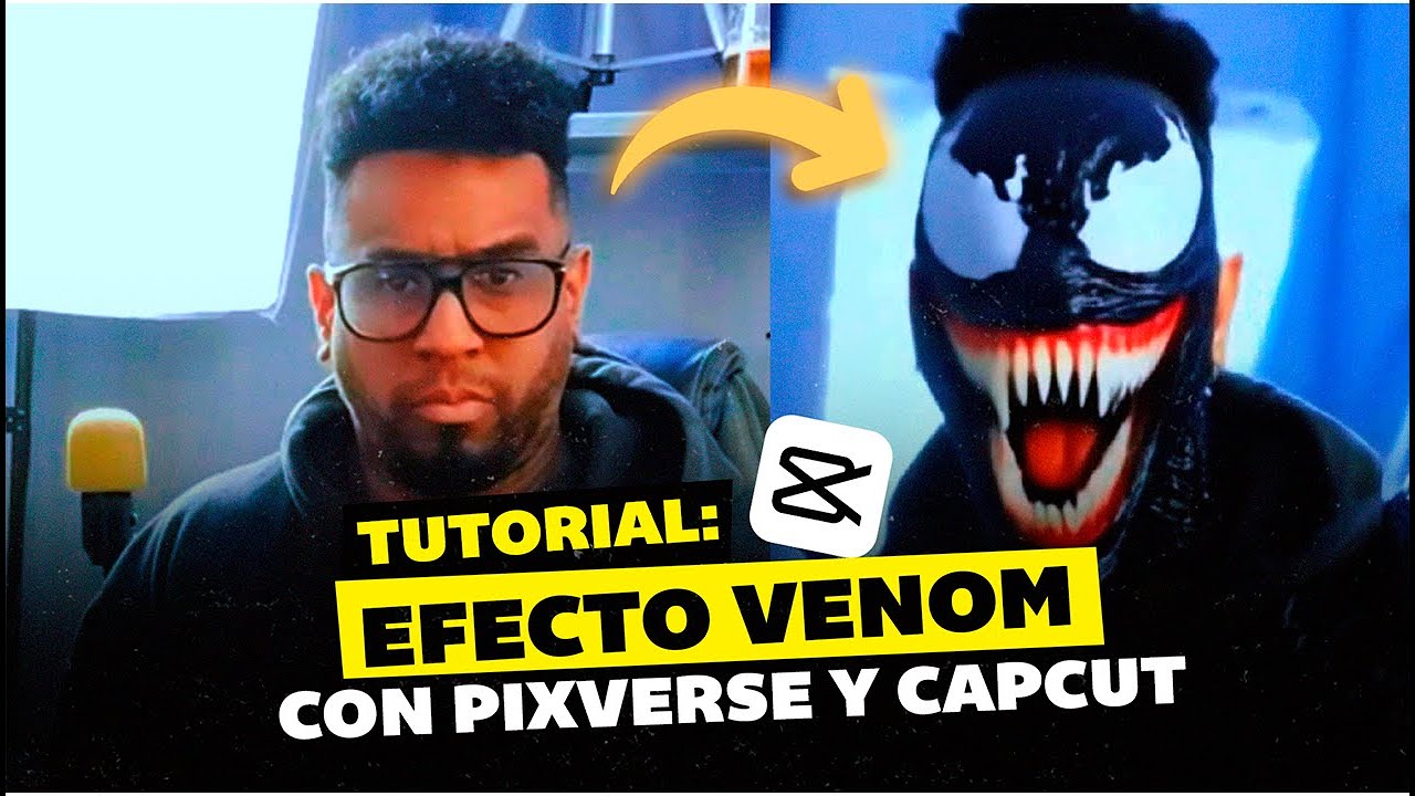 Así crearás esta TRANSFORMACIÓN - Efecto VENOM CON PIXVERSE IA Y CAPCUT😱 🔥 🔥 - YouTube