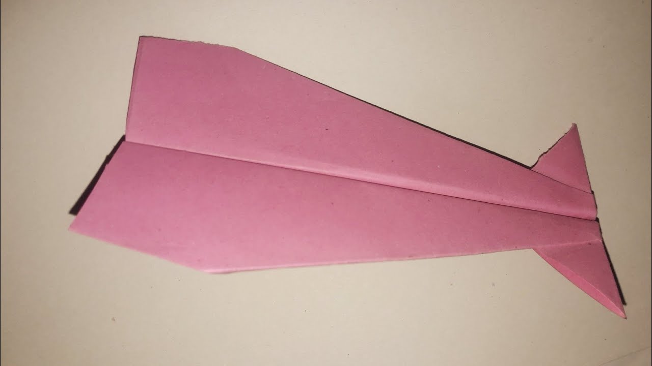 How to make an origami paper airplane -3 | paper Folding airplane ...