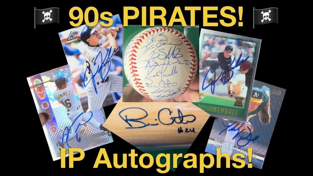 90s Pirates In-Person Auto Showcase! - YouTube