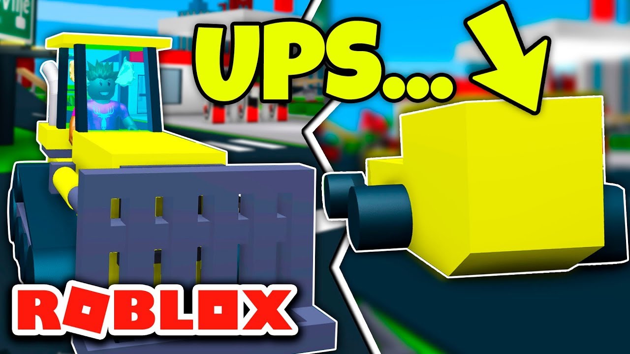 Dansk Roblox Demolition Simulator #2 - SPRINGER BULLDOZER I LUFTEN ...
