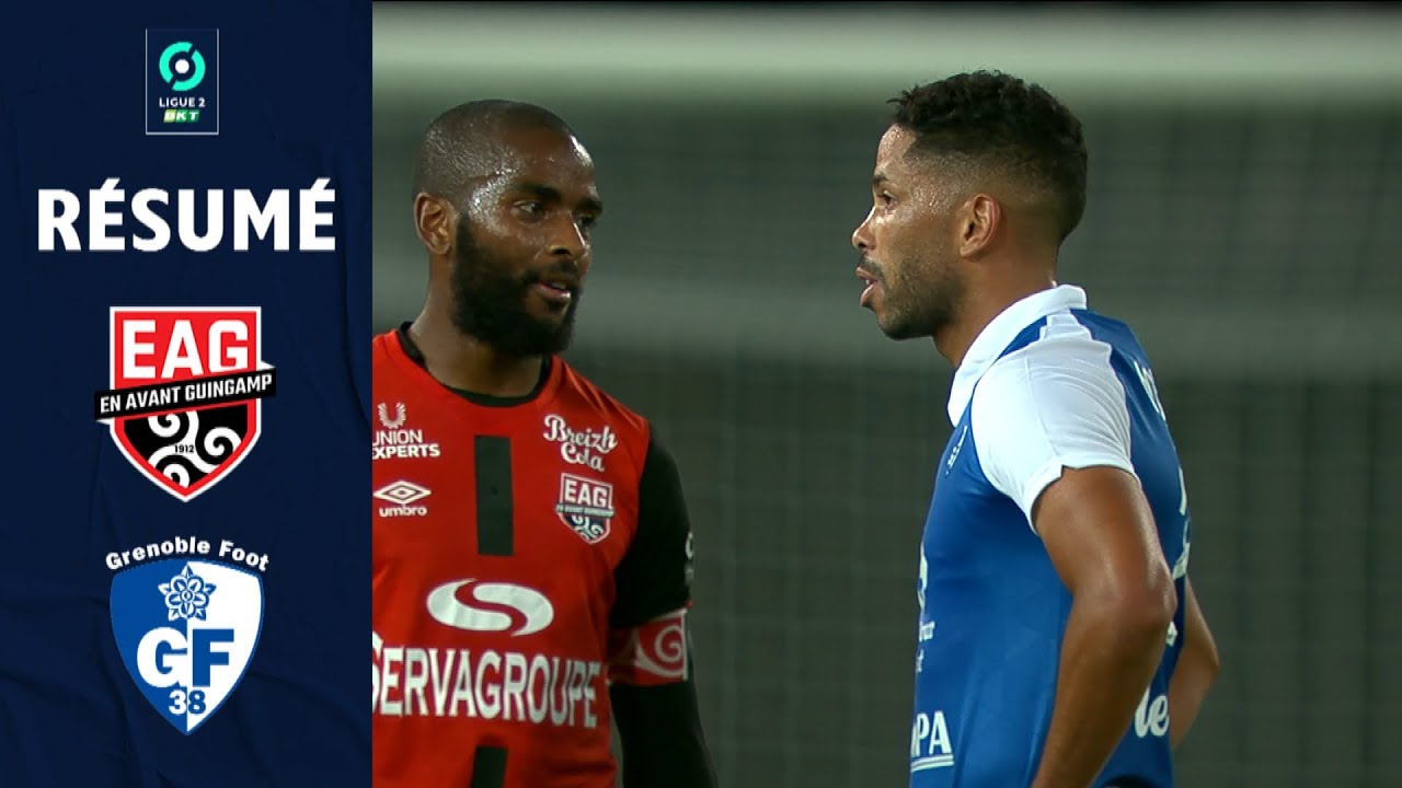 EN AVANT GUINGAMP - GRENOBLE FOOT 38 (1 - 0) - Résumé - (EAG - GF38 ...