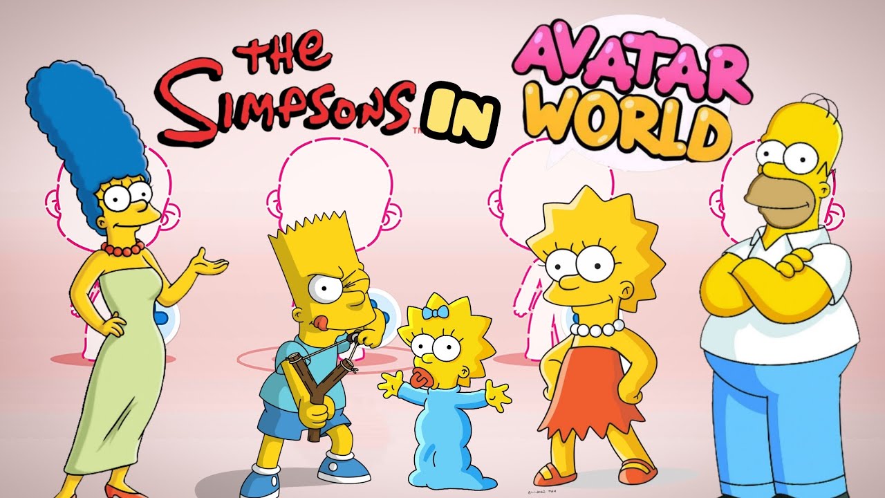 How To Make The Simpsons💛 in Avatar World!! #avatarworld #thesimpsons # ...
