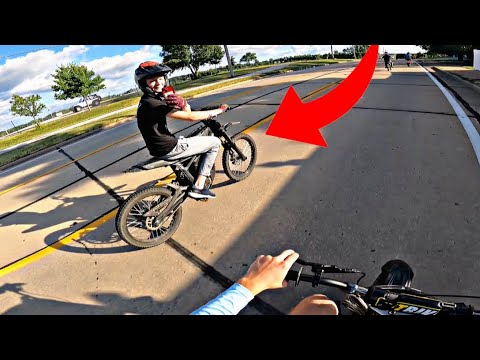 Riding My Electro And Co Modded razor Mx650 - YouTube