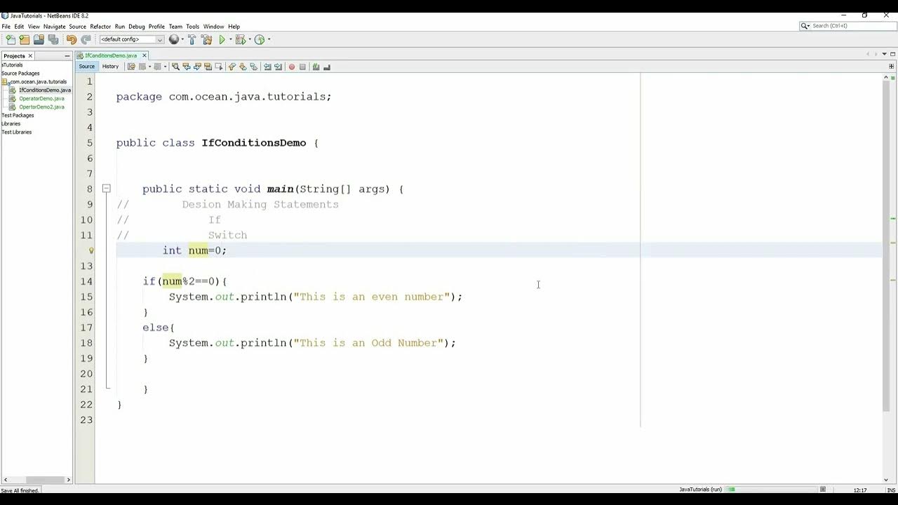 #12 Java Tutorial | If Else | Decision making statements | Java in Tamil - YouTube