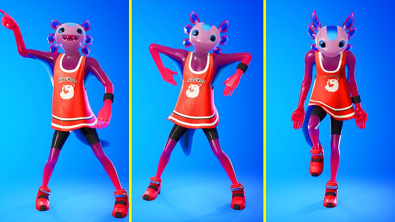 AXO Skin Showcase with Popular Dances & Emotes in Fortnite! - YouTube