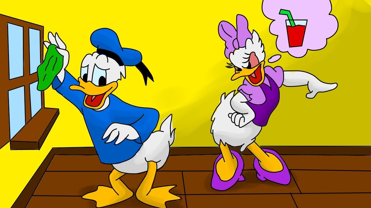 Mickey Mouse Clubhouse Donald And Daisy Angry | Mickey Fanmade Coloring ...