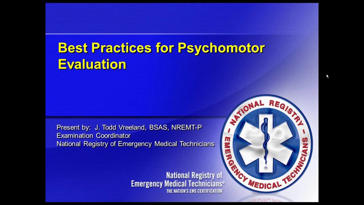 2013 01 15 13 40 Best Practices for Psychomotor Examination Scoring v 2 ...