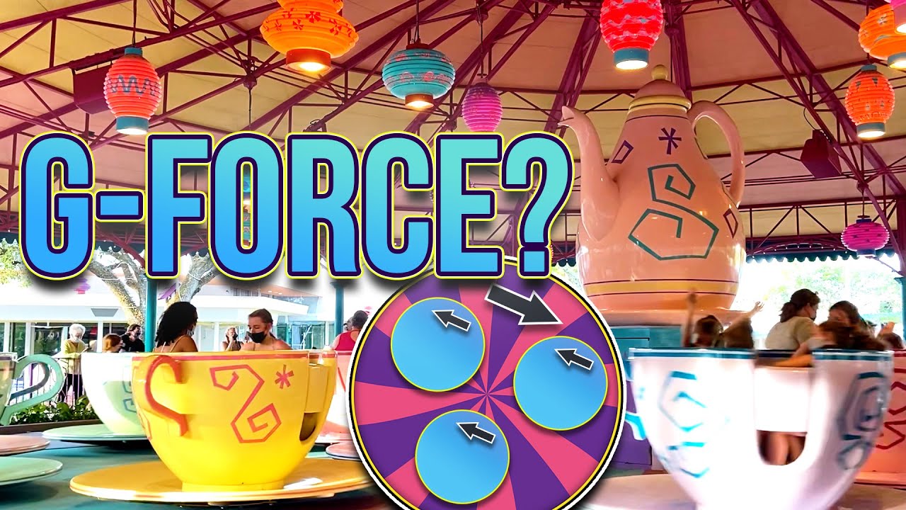 How Much G-Force Can A Disney Teacup Produce? | Teacup Spinning ...