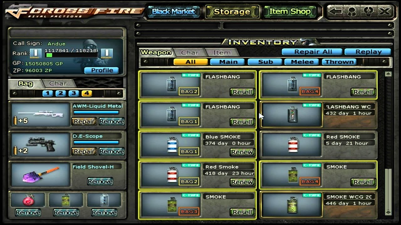 Crossfire Best Storage The World - YouTube