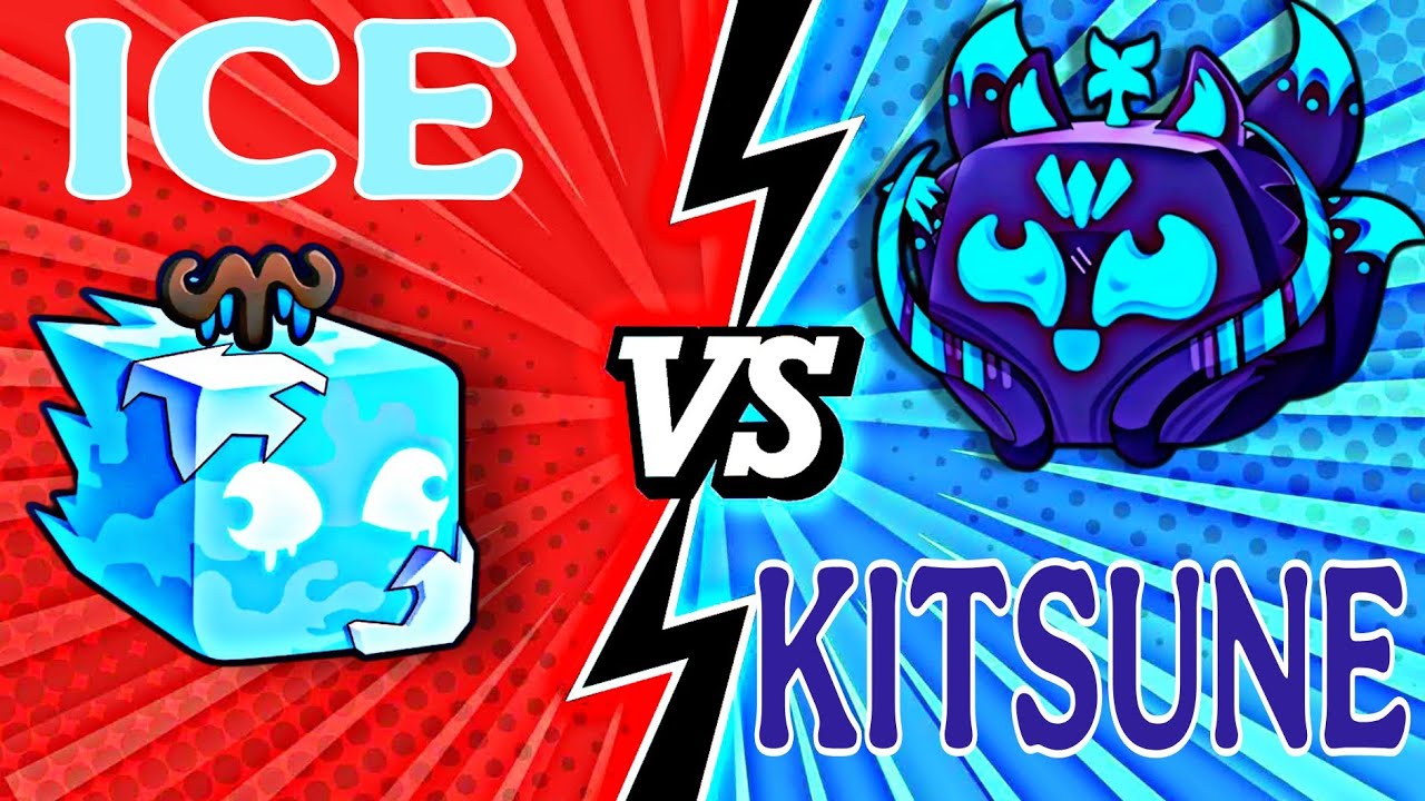 Ice Fruit VS Kitsune Fruit | Livestream Highlights | Roblox Blox Bruit ...