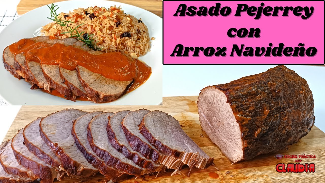 ASADO PEJERREY CON ARROZ NAVIDEÑO ¡DELICIOSO Y FÁCIL! - YouTube