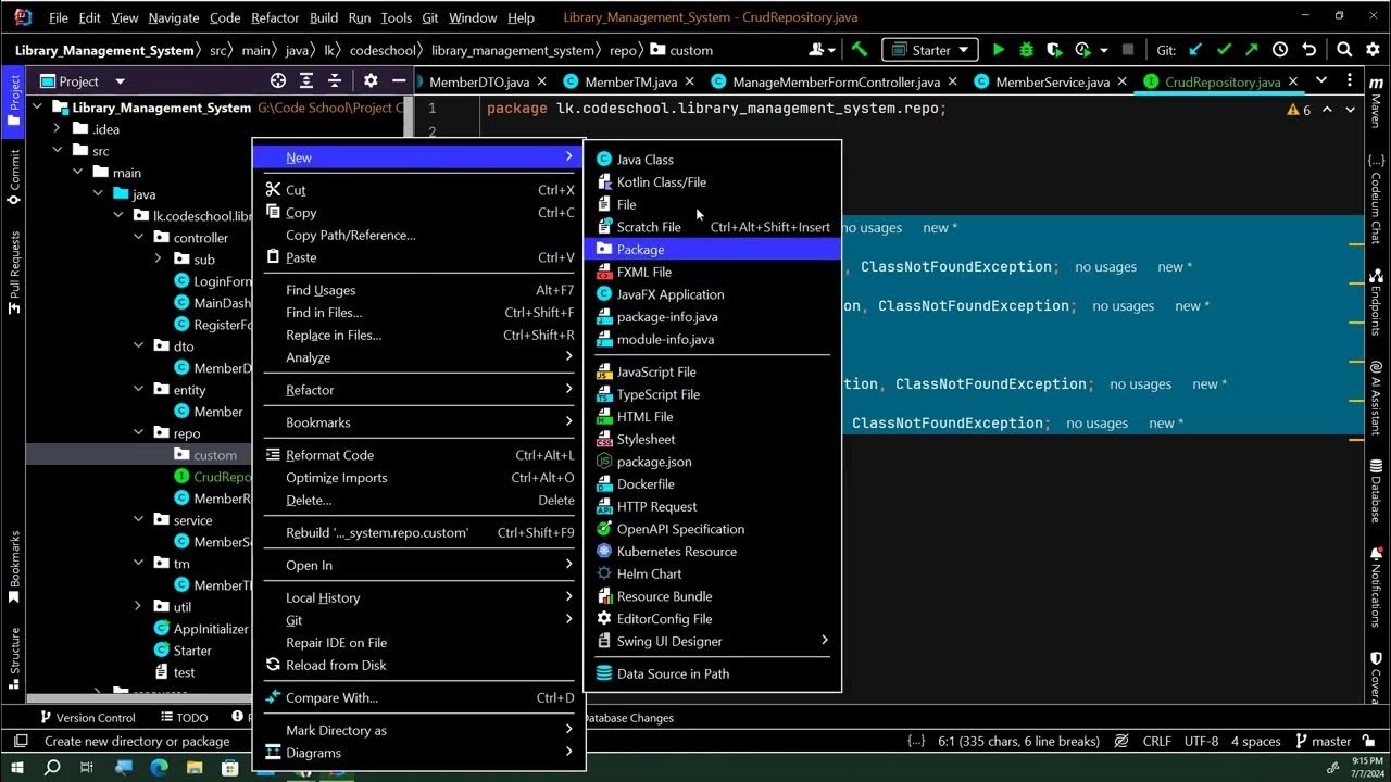 Library Management Standalone Java fx Application | Day 4 Sinhala Tutorial | FACADE DESIGN ...