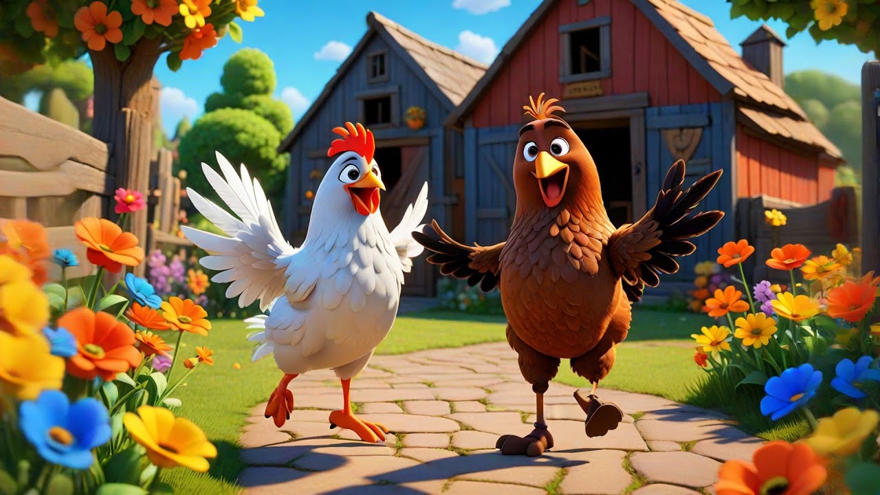 Cluck Cluck Chicken Dance Party! | Fun Farm Song for Kids | Flap ...