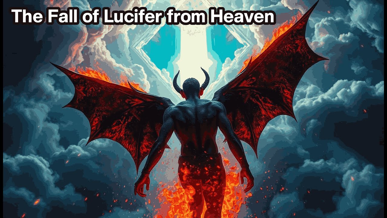 The fall of Lucifer in heaven - YouTube