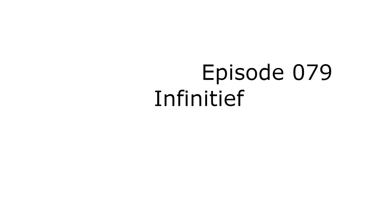 Infinitief - YouTube