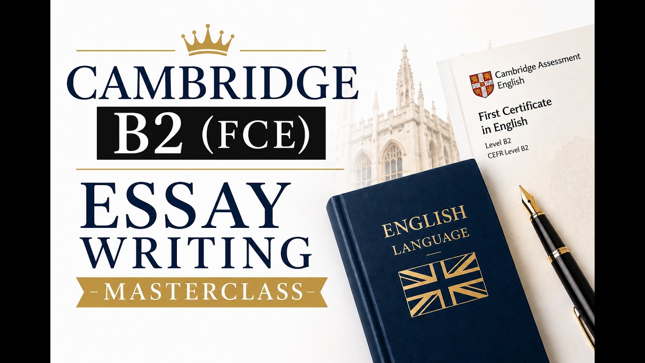 Cambridge B2 (FCE) Essay Writing Masterclass - YouTube
