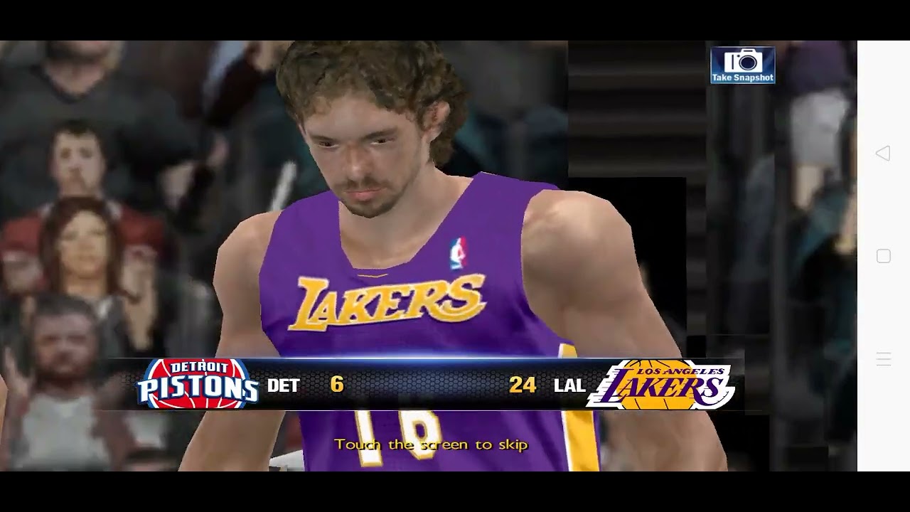 me l play nba2k14 in game l win DET vs LAL score is 15:27 - YouTube