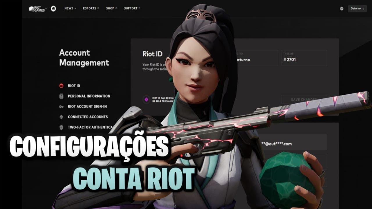 COMO MUDAR NICK/EMAIL DA SUA CONTA RIOT SIMPLES E FÁCIL. - YouTube