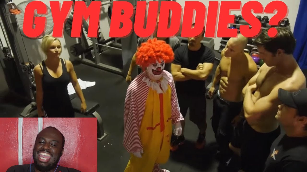 @Therackaracka- Ronald McDonald hits the GYM (Reaction) # ...