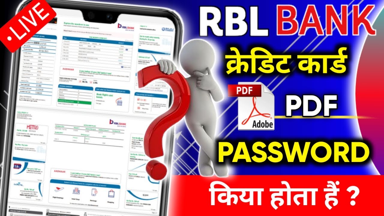 RBL Credit Card PDF Password | How To Open RBL Bank Statement PDF ...