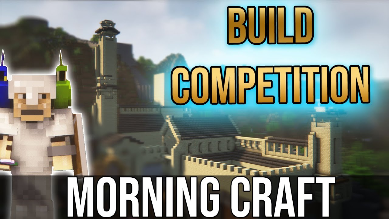Our First Build Competition! [Minecraft] MorningCraft - YouTube