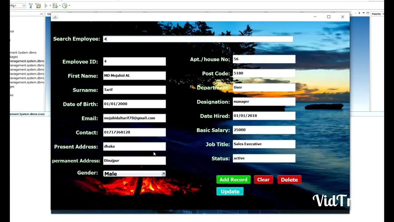 Salary Management System / Employee Management System Java Project ...