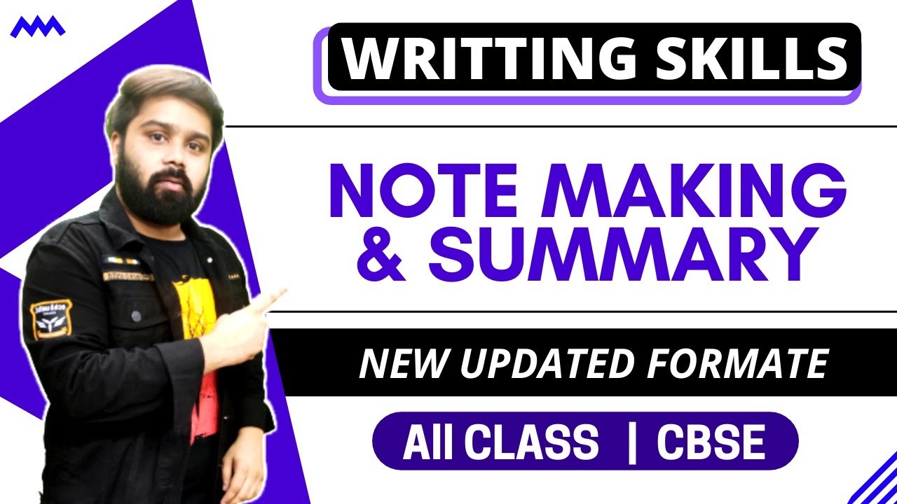 Note Making Class 11 Note Making And Summary Writing New Format Note Making Class 11 Note Making And Summary Writing New Format