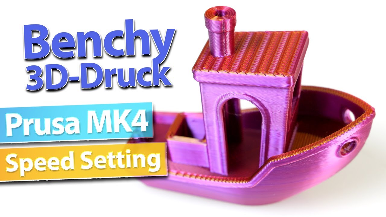 Prusa MK4 Benchy mit Input Shaper im Speed Setting #prusamk4 #benchmark ...