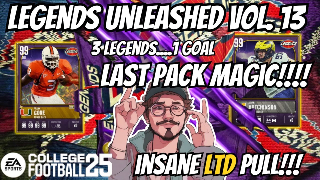 No Reggie No Problem! Legends Unleashed Hunt Frank Gore or Bust ...