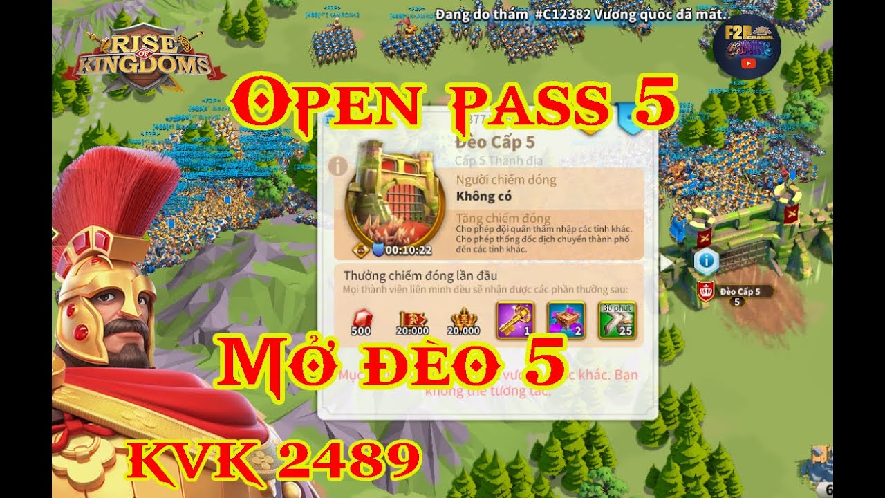 🔴KVK 2489 | Open Pass 5 | KVK căng thẳng 2489 với các Ae | Vào kingland ...