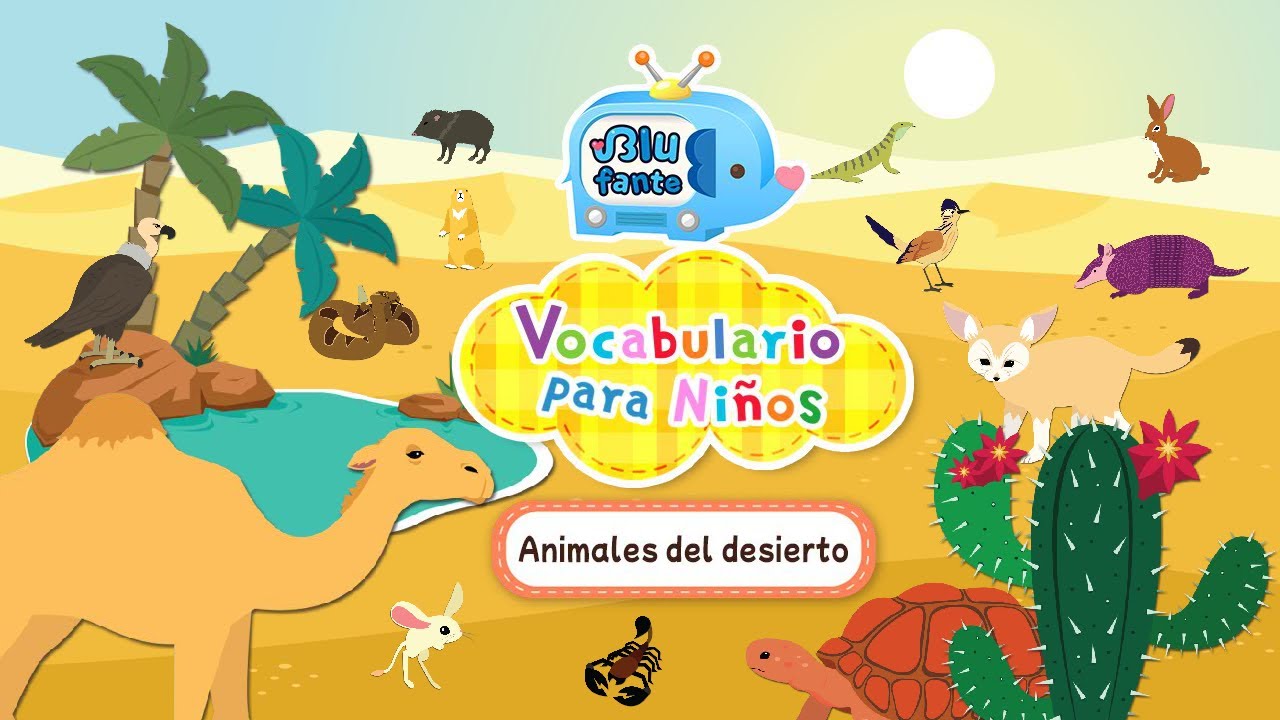 20 Animales del desierto para niños 🐫🦂 Aprende con Tarjetas de ...