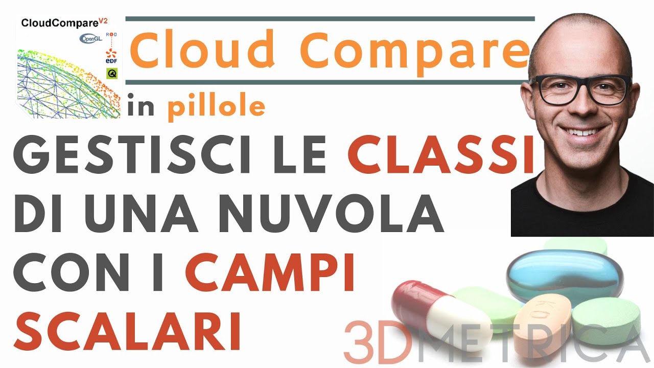 Cloud Compare - Gestire le classi di una nuvola di punti classificata - YouTube