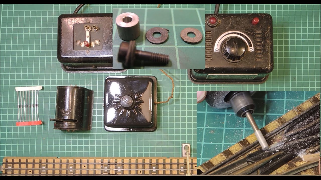 Märklin analog - ab 1938 neue Oberleitung und Weichenherz reparieren ...