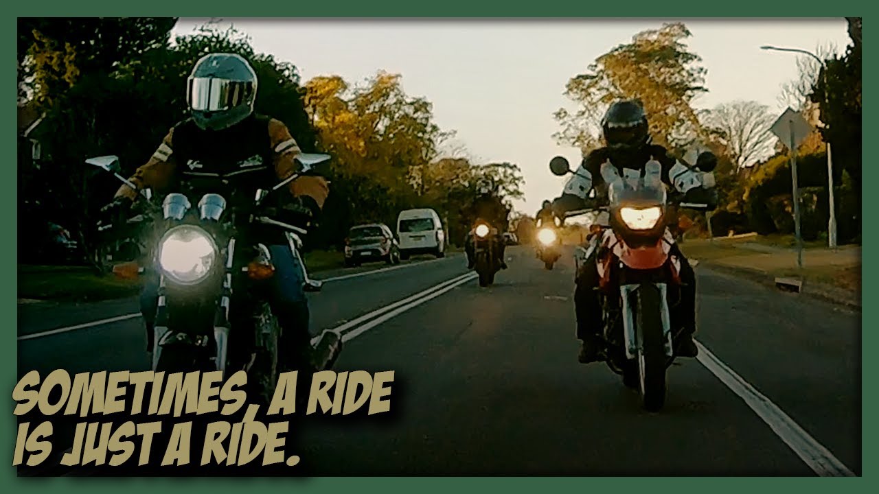 Riding with mates - because sometimes it's just a ride - YouTube